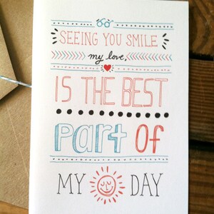 Seeing You Smile Card - Etsy