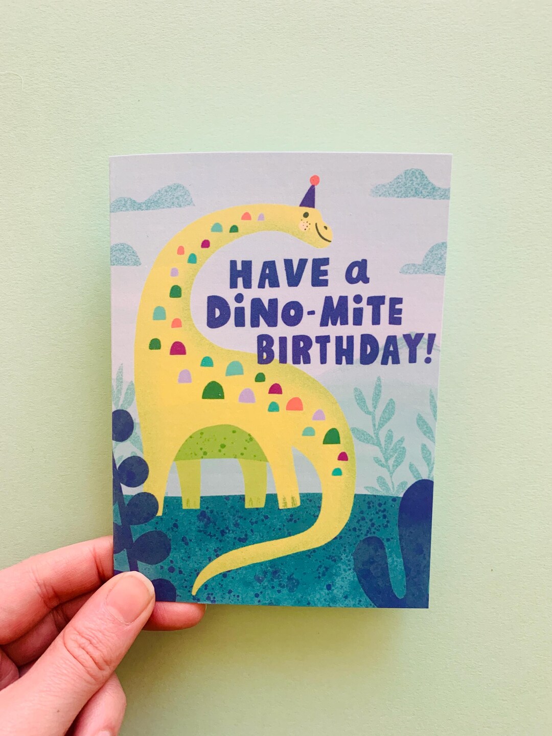 Have a Dino-mite Birthday Card -dinosaur - Etsy