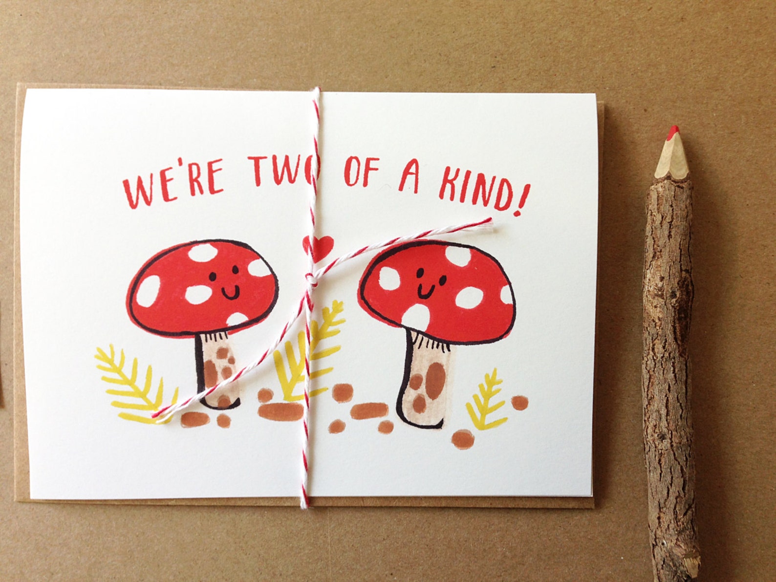 We're Two of a Kind Card | Etsy