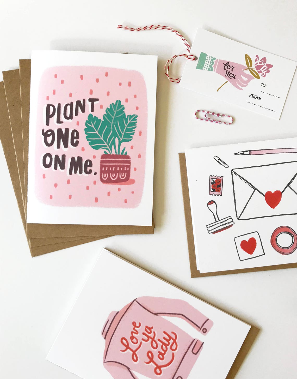 Plant One on Me Card - Etsy