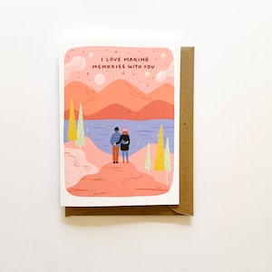 I Love Making Memories With You- Card - Etsy