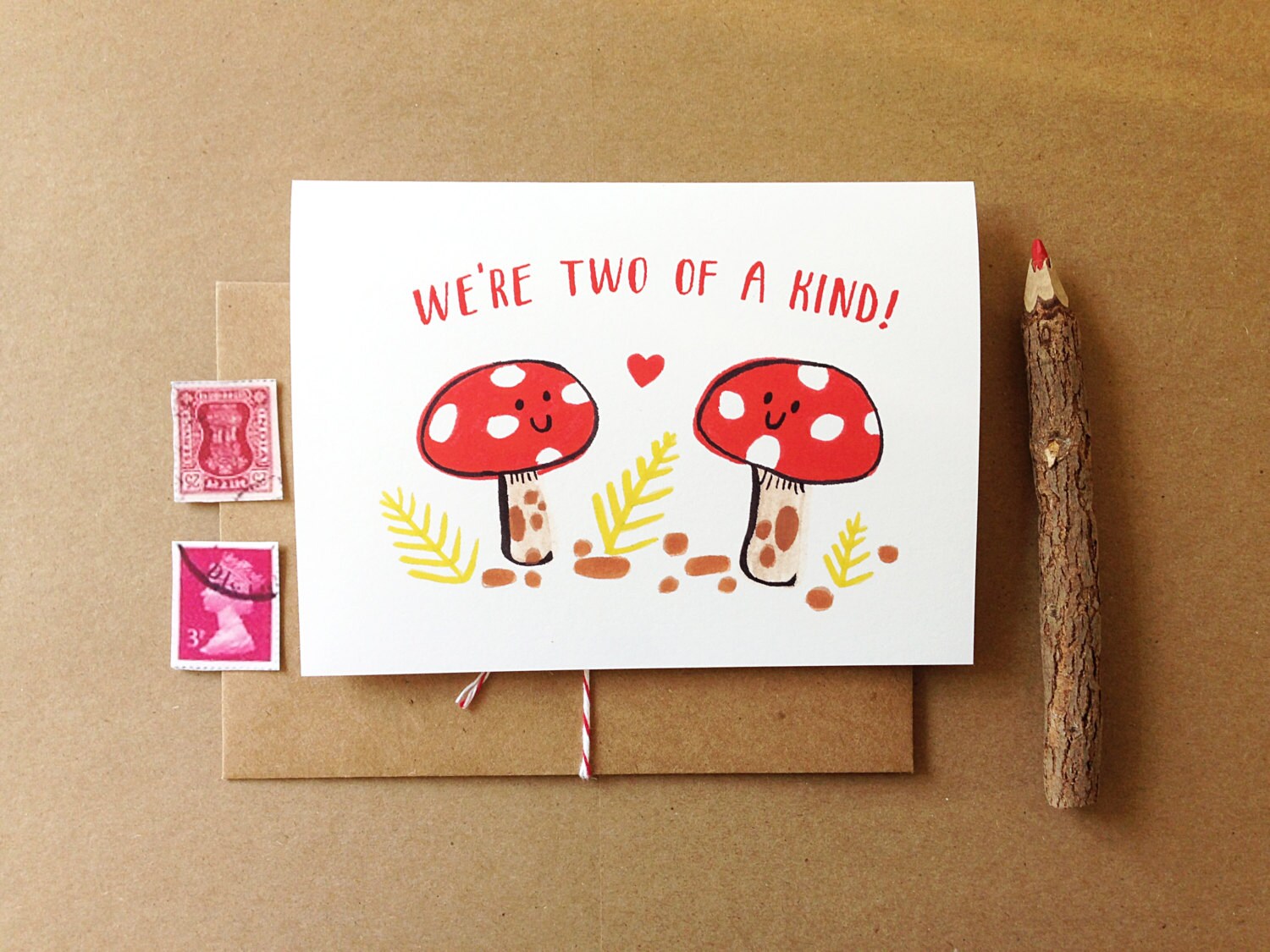 We're Two of a Kind- Card - Etsy