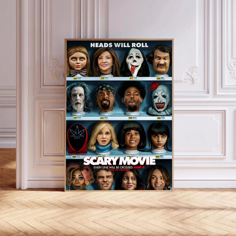 Scary Movie Posters - Etsy UK