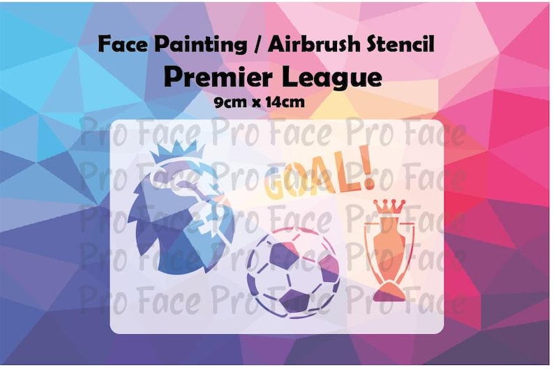 Fußball WM 2026 Stencil - Gesichtsbemalung/Airbrush Schablone - Etsy.de