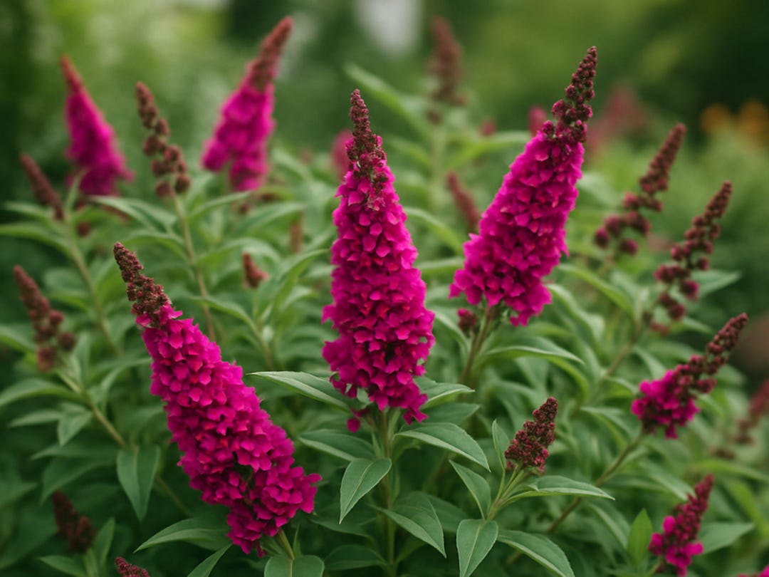 Miss Molly Butterfly Bush – Sangria Red Buddleia | Live Plant 4" Pot ...