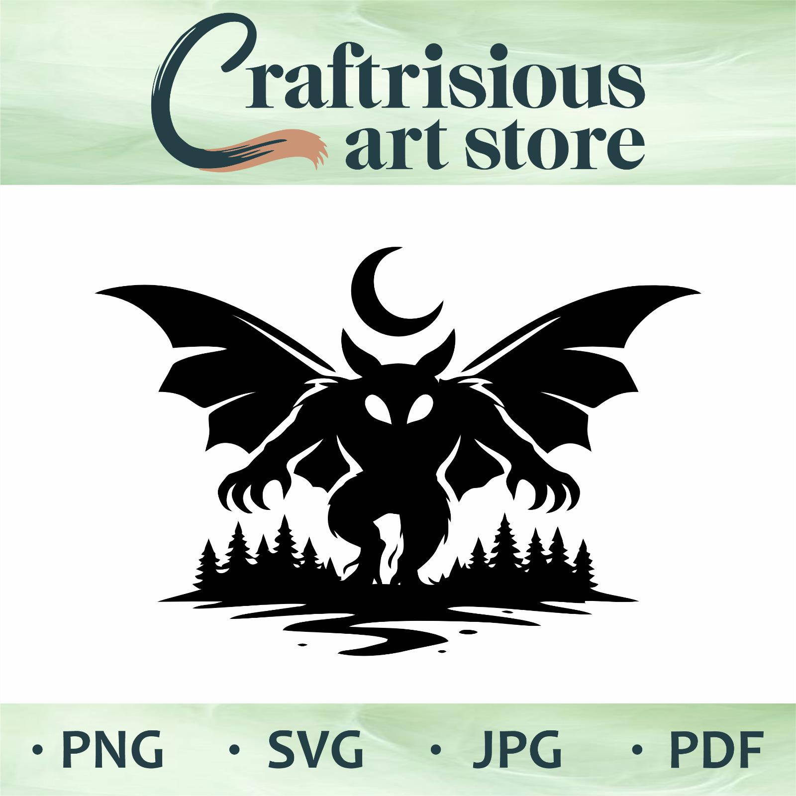 Mothman Svg Png, Moth Clipart Shirt Design (digital Download) - Etsy