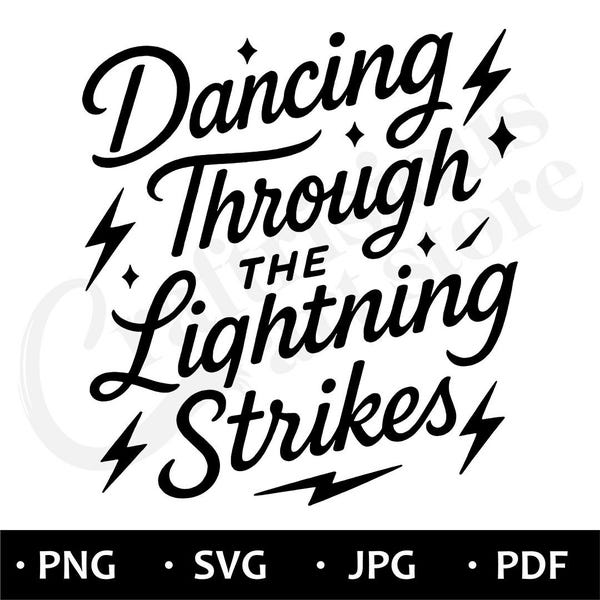 Dancing Through the Lightning Strikes - Etsy