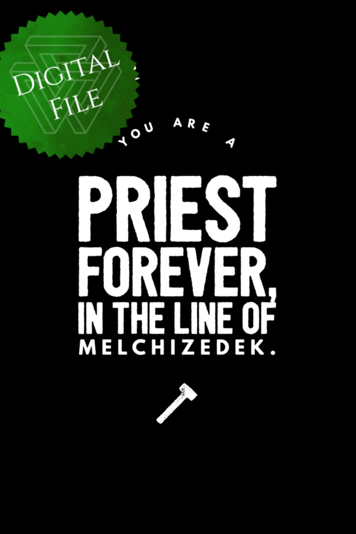 Priest Forever Bundle Printable Priest Bible Verse 11x14 - Etsy