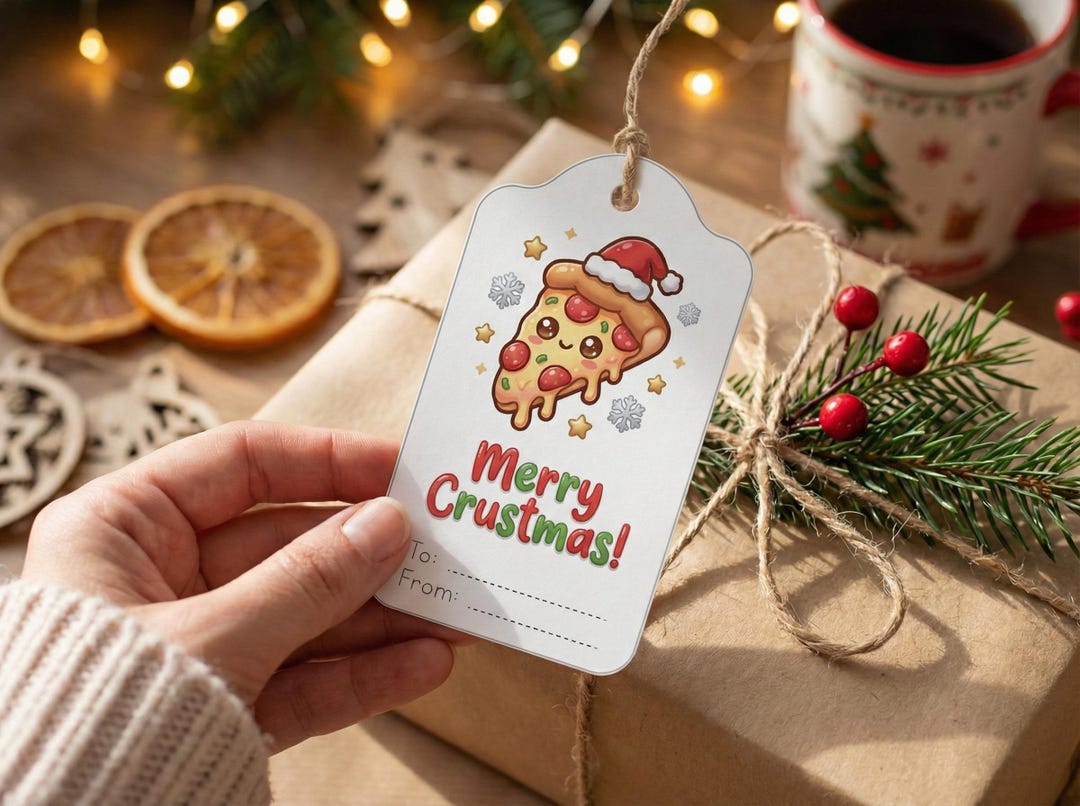 Kawaii Christmas Gift Tags Printable | Cute Holiday Tags | Xmas Present ...