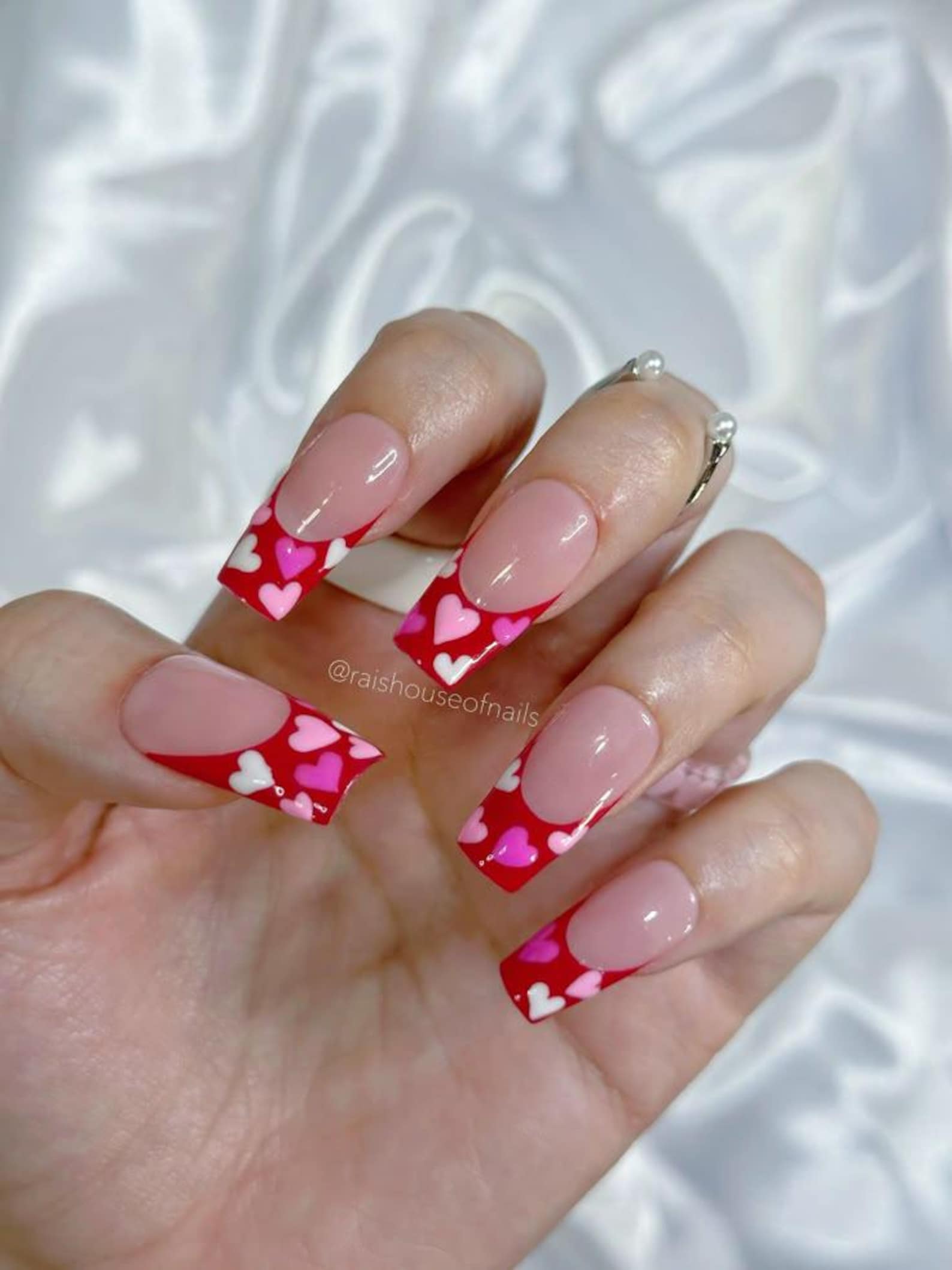 Complex Valentines Nails - Etsy