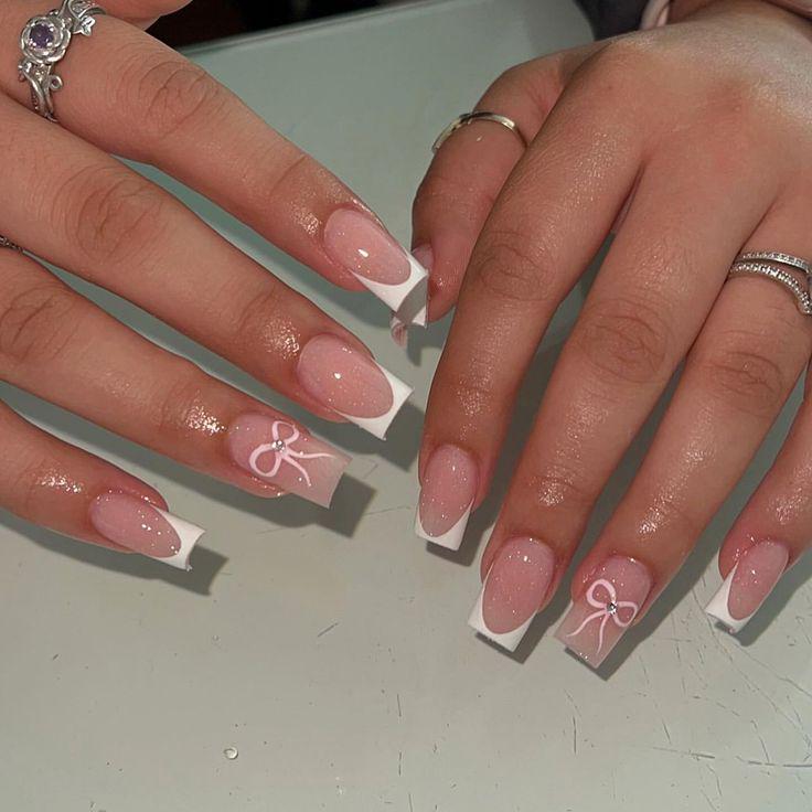 Everyday French Tip Nails - Etsy