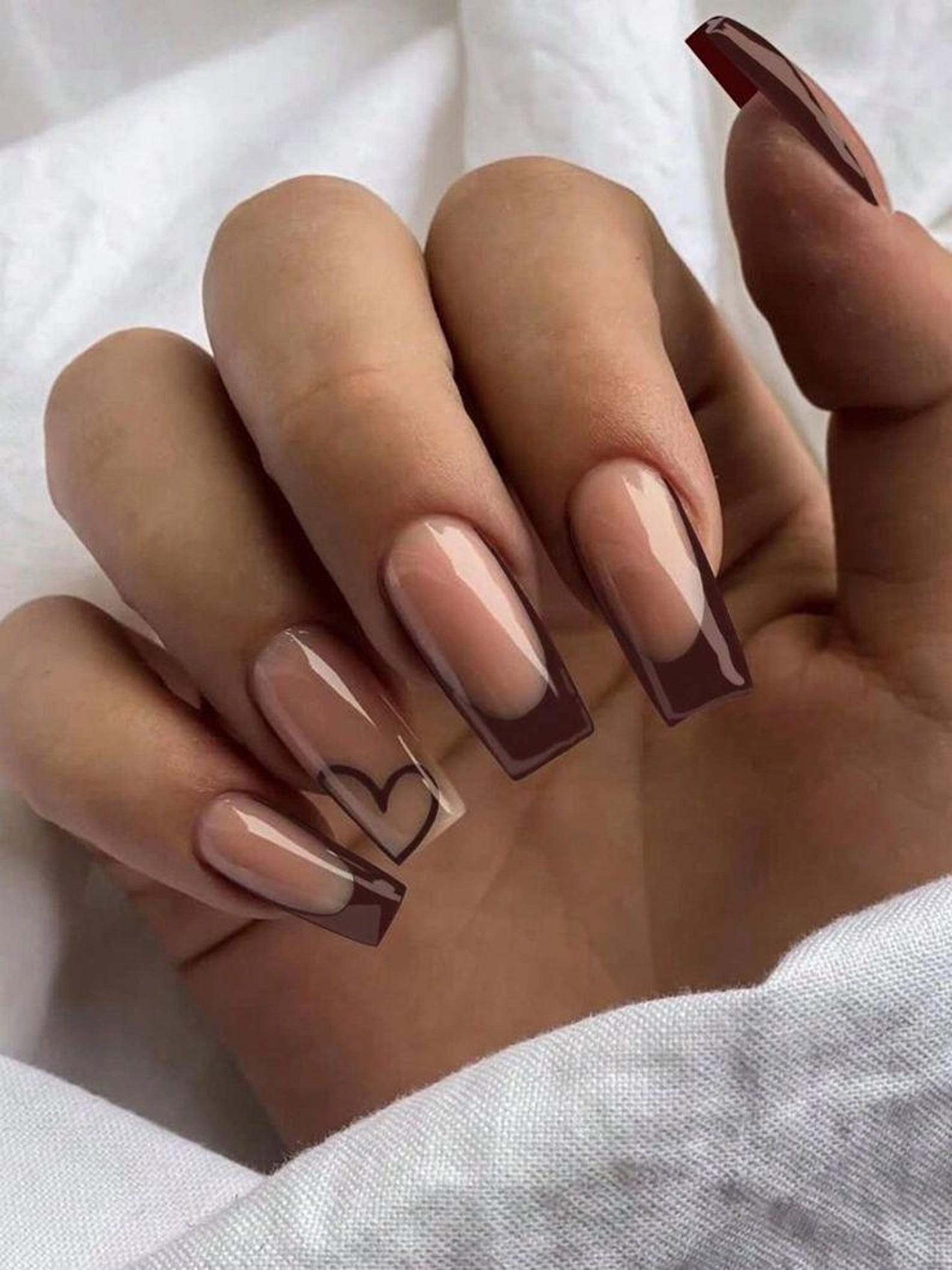 Everyday French Tip Nails - Etsy