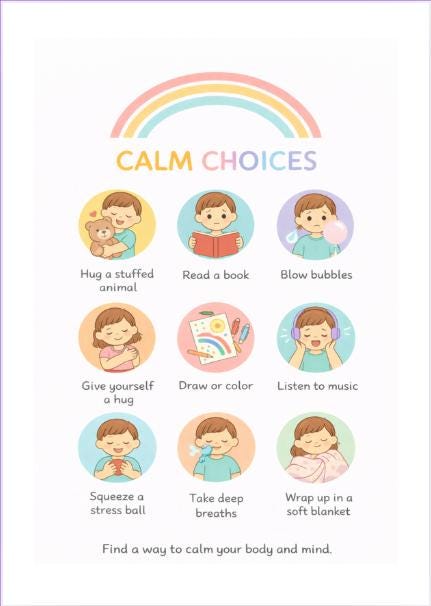 Calming Corner Toolkit- SEL Printables - Etsy