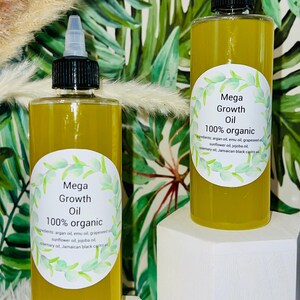 EXTREMELY POTENT Organic Hair Growth Oil, Lightweight, Non-greasy ...