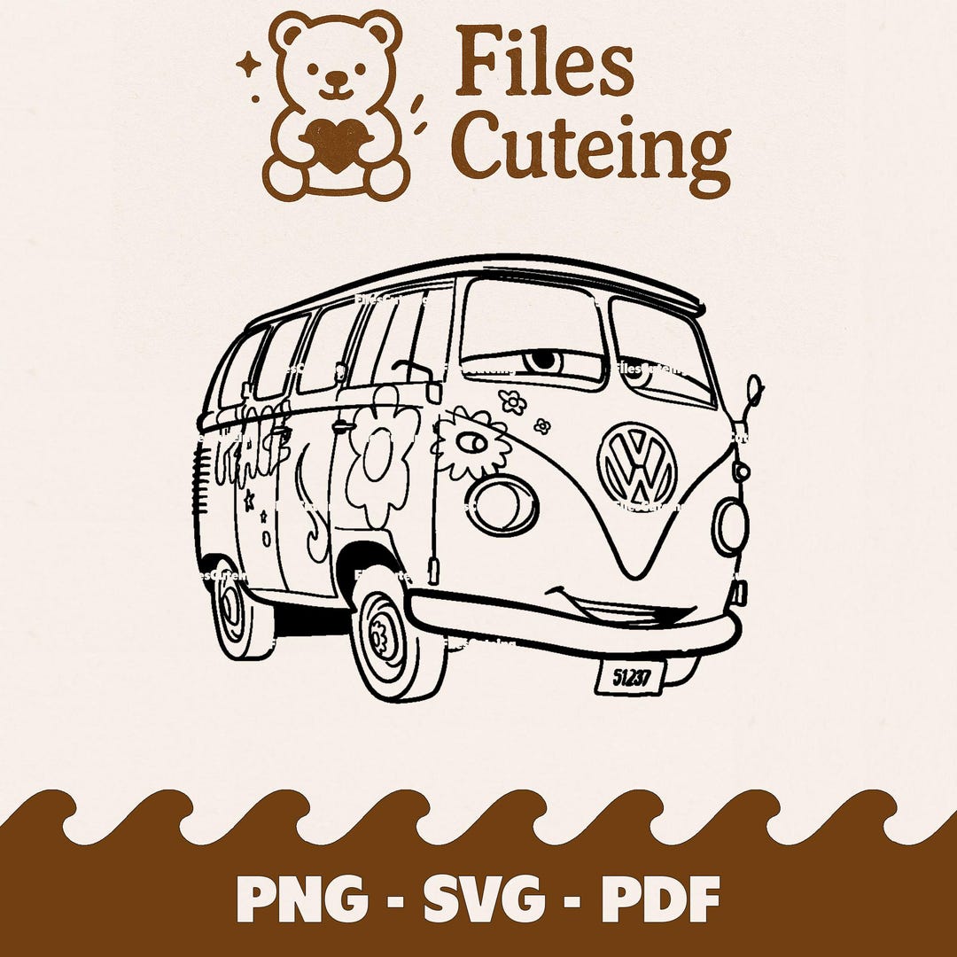 Fillmore, Cars, Digital File, Format: SVG, PNG, PDF. Optimal Quality ...