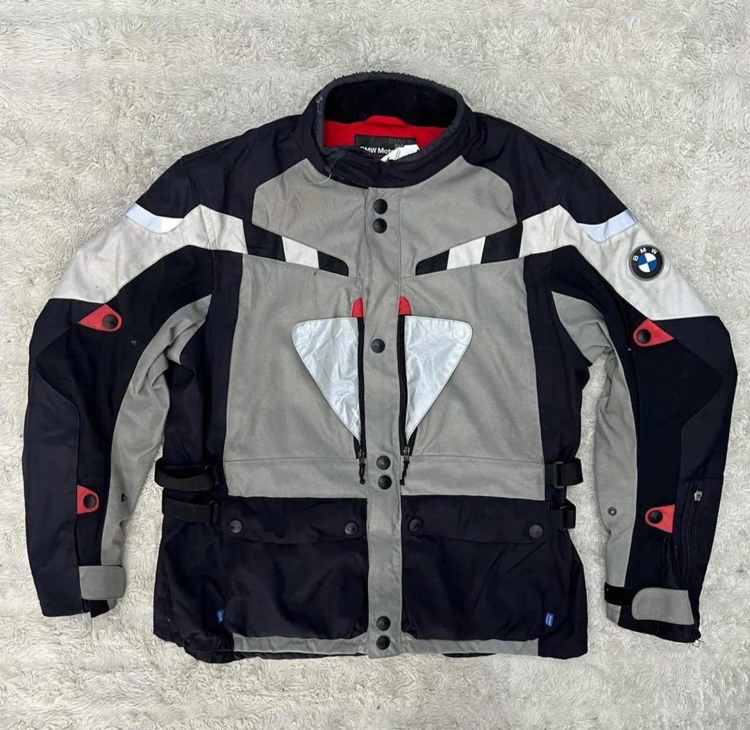 BMW GS Motorcycle Textile Jacket | Waterproof Riding Touring Moto Gear ...