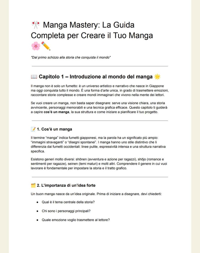 How to Create a Manga From Scratch - Etsy