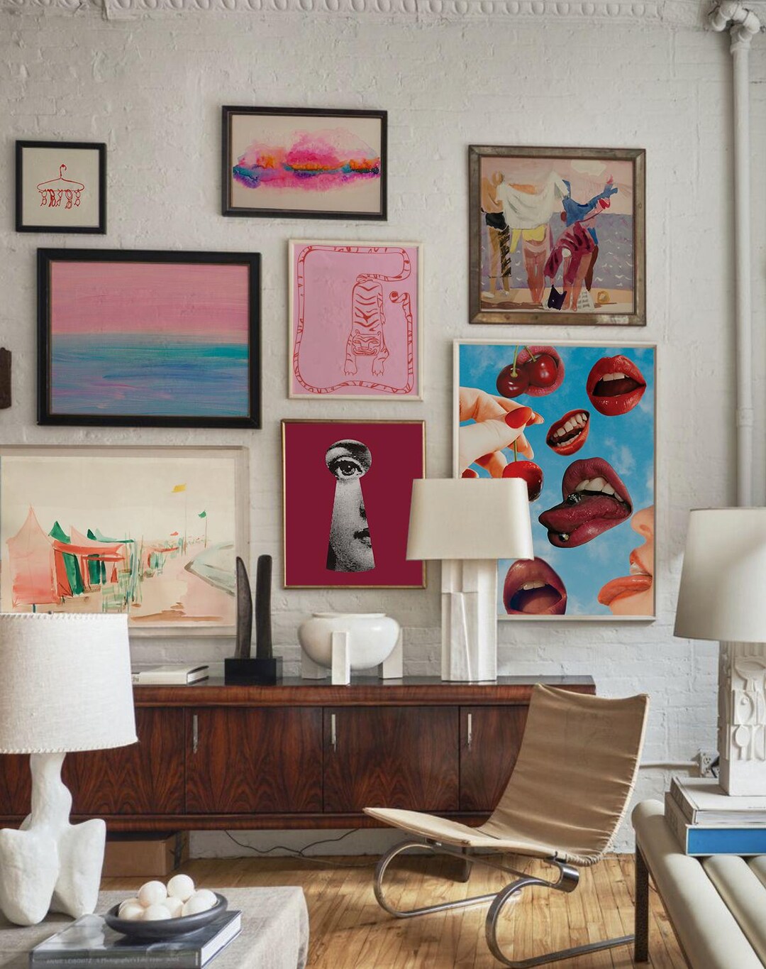 Summertime Nostalgia Wall Art | 8 Digital Printable Posters Bundle ...