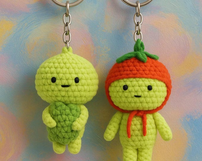 Smiski Candy Keychains | Handmade - Etsy