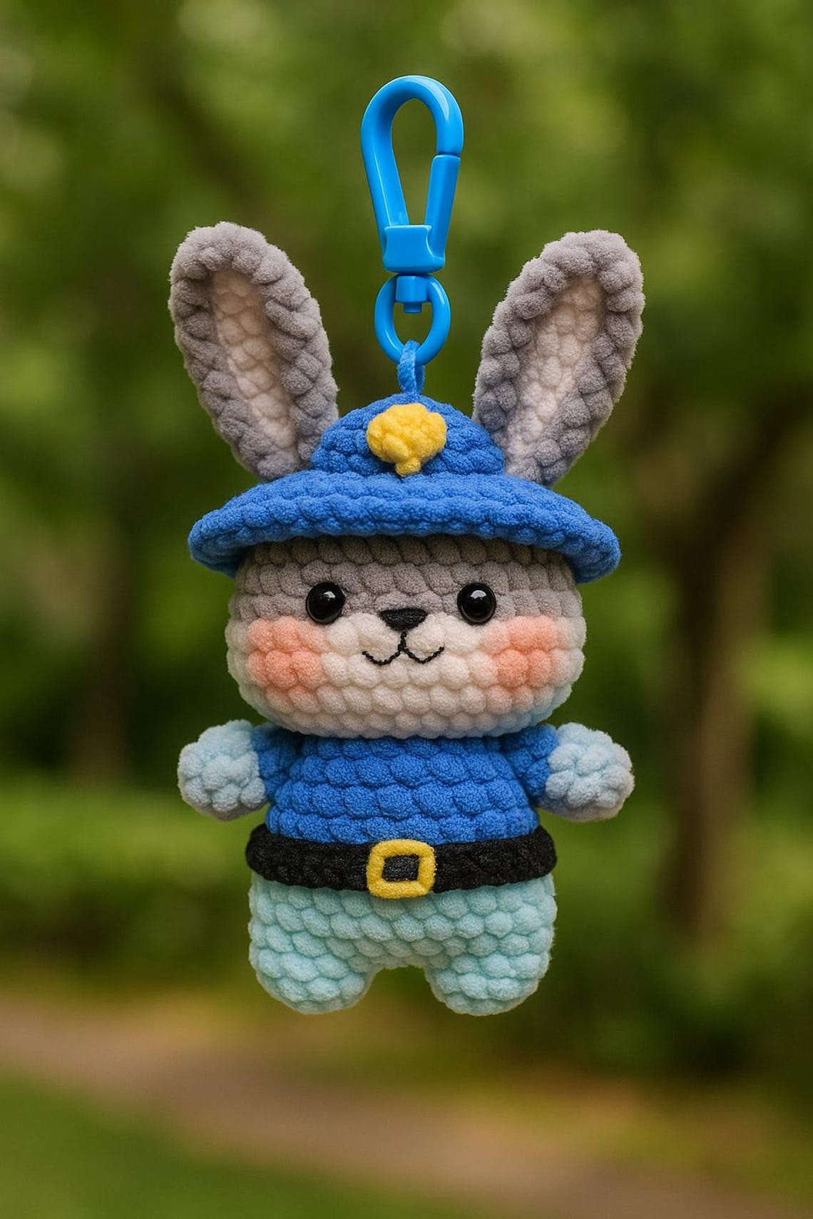 Nick and Judy Crochet Keychain Set – Handmade Fox and Bunny Amigurumi ...