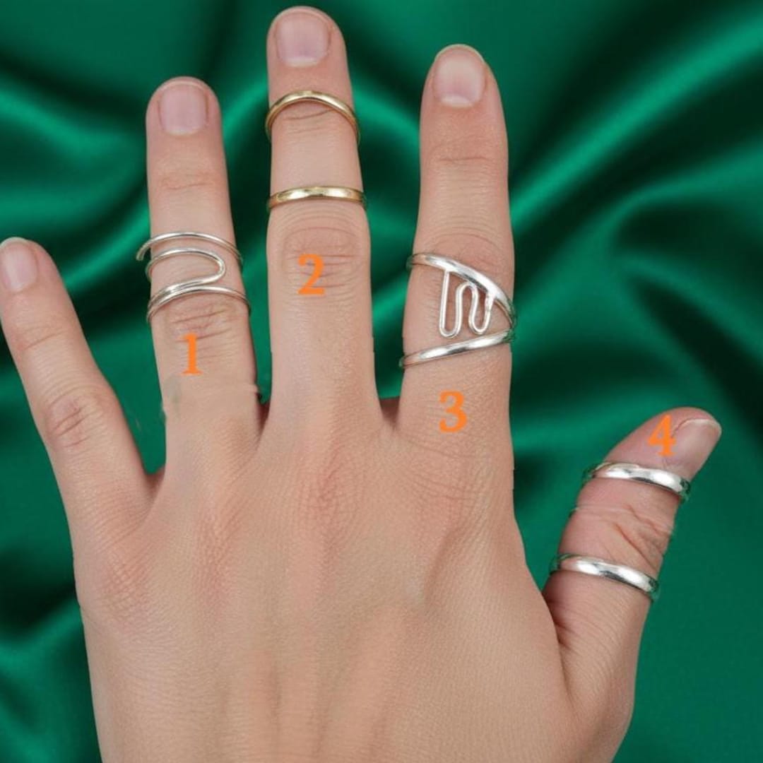 Adjustable Arthritis Splint Ring: Handmade Brass, Bronze, German Silver ...