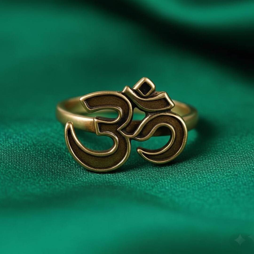 Om Ring 925 Sterling Silver 925 Aum Ohm Hindu Yoga Om Mantra Talisman ...
