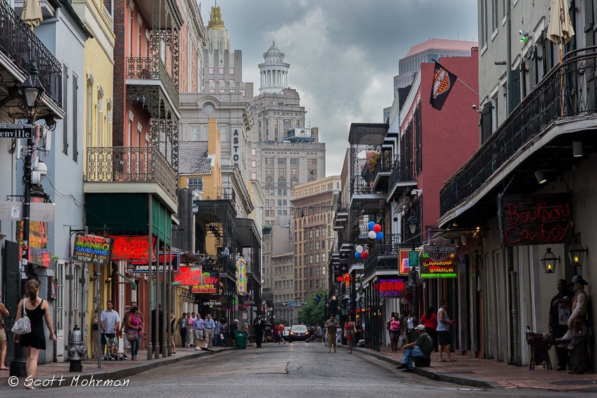 Bourbon Street French Quarter New Orleans