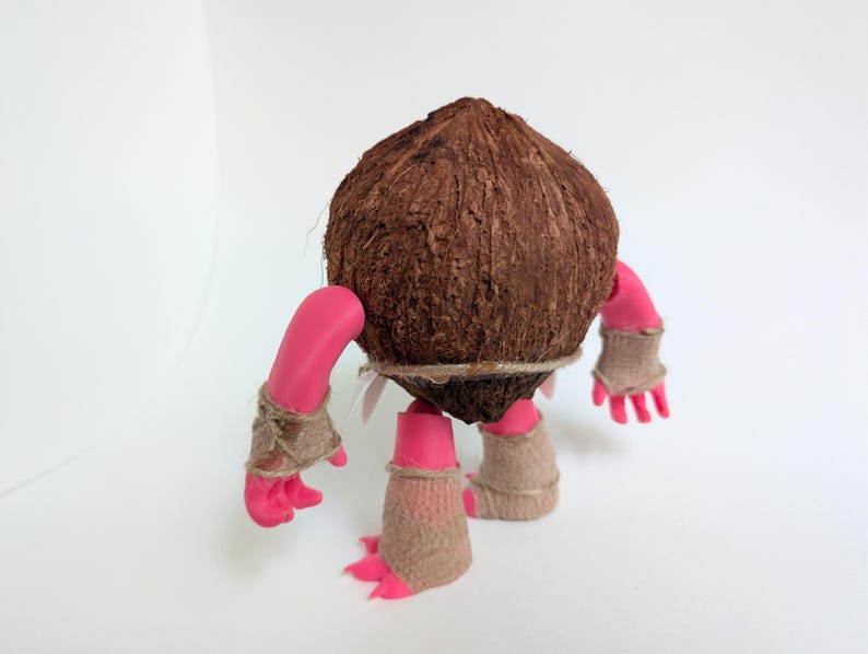 Kakamora Coconut Pirate Figure Moana Inspired Party Decor Cake Topper ...
