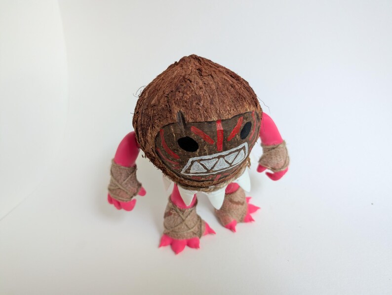 Kakamora Coconut Pirate Figure Moana Inspired Party Decor Cake Topper ...