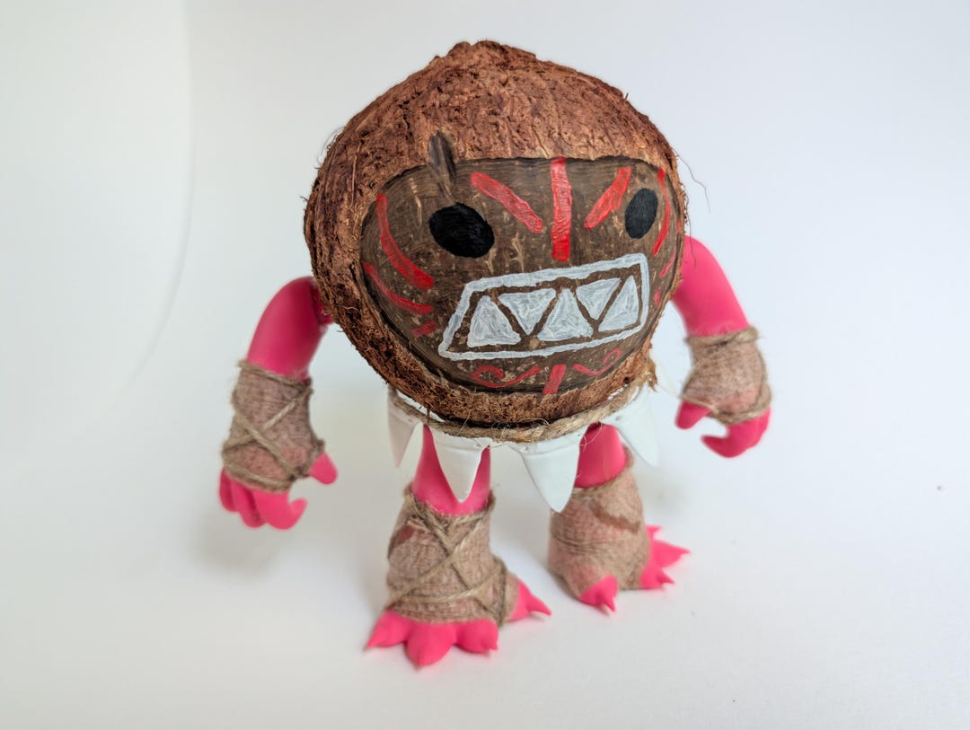 Kakamora Coconut Pirate Figure Moana Inspired Party Decor Cake Topper ...