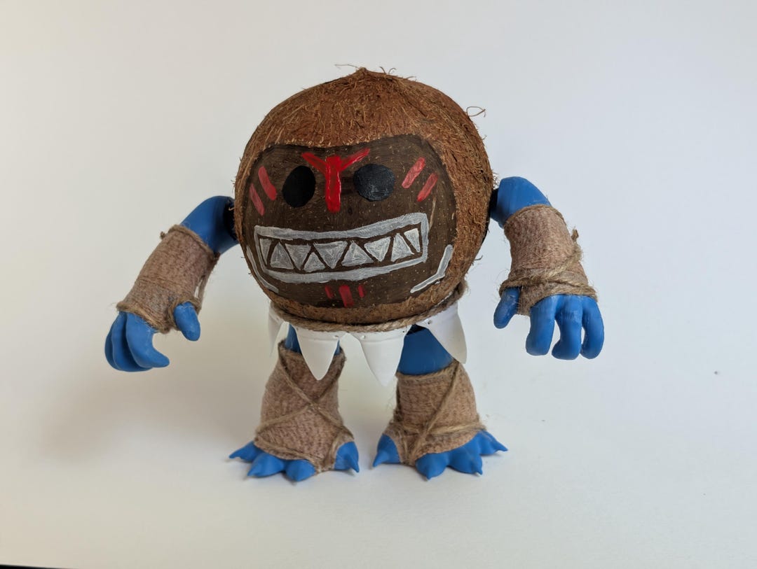 Kakamora Coconut Pirate Figure Moana Inspired Party Decor Cake Topper ...