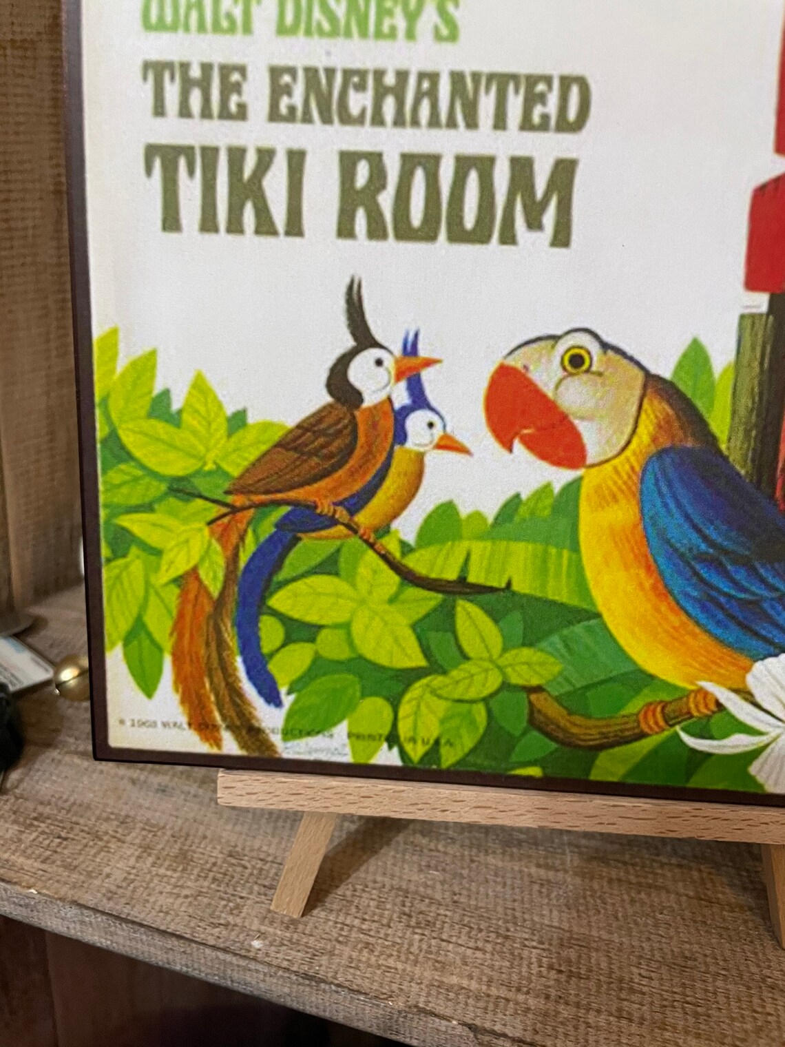 Walt Disney's Enchanted Tiki Room Vintage Lp Art | Etsy