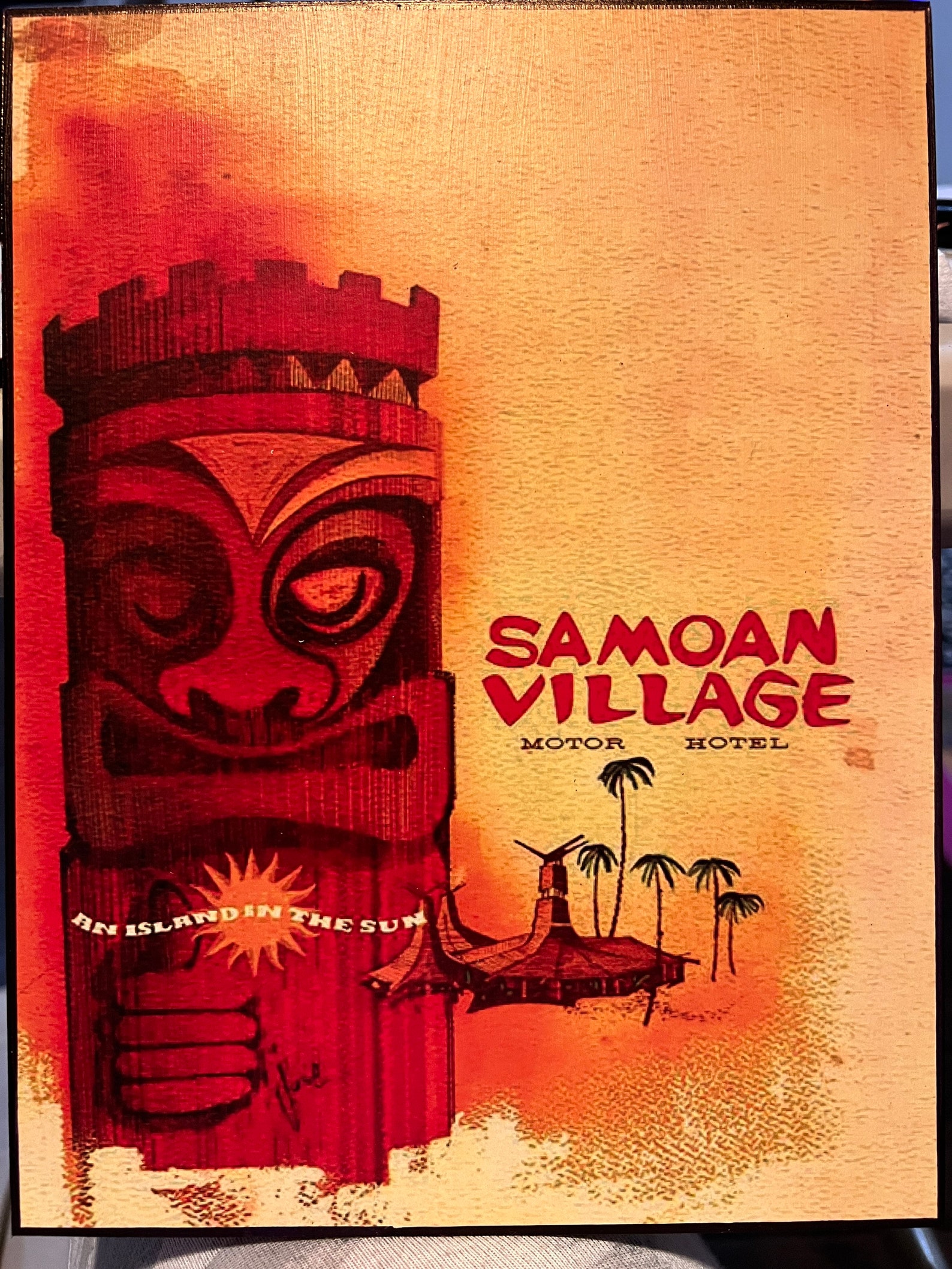Samoan Village Tiki Art - Etsy