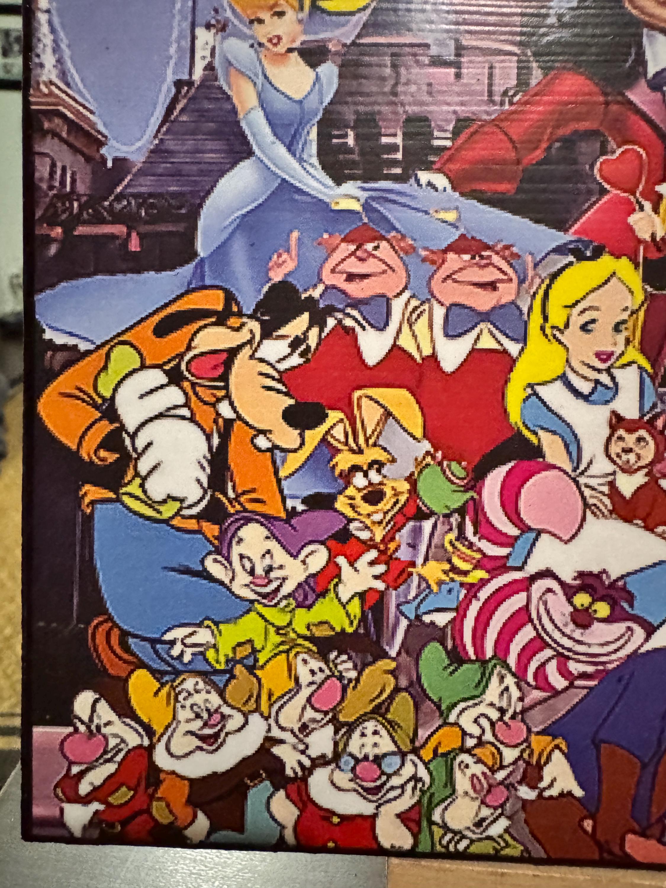 Walt Disney 61 Yrs Disney Collage Decoupaged Art - Etsy