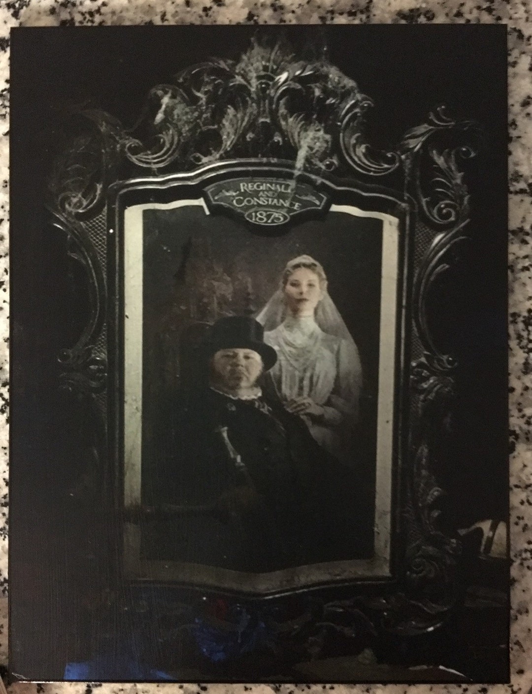 Haunted Mansion Portrait Disneyland Art Decoupaged on Wood - Etsy