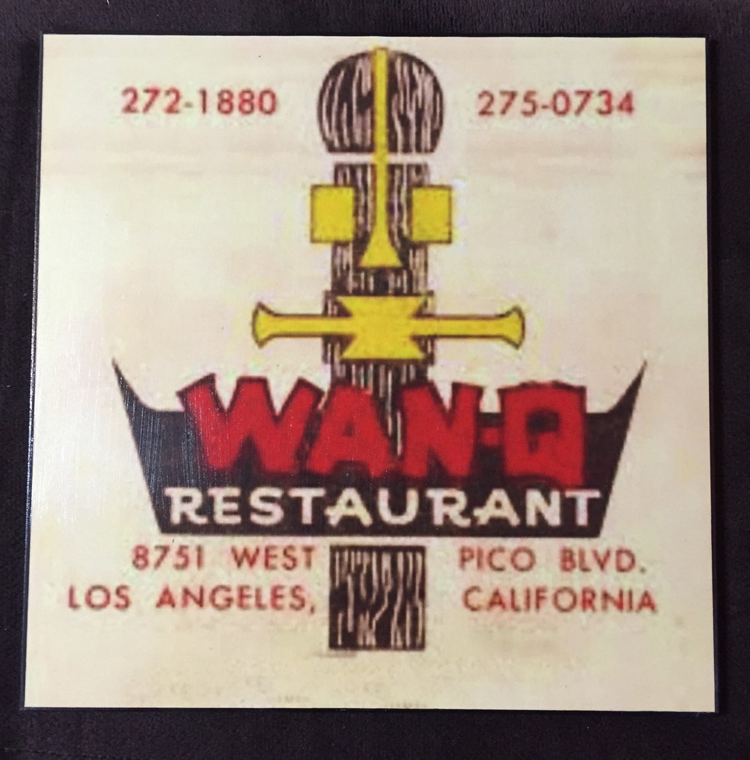 Wan-q Vintage Tiki Restaurant Art - Etsy