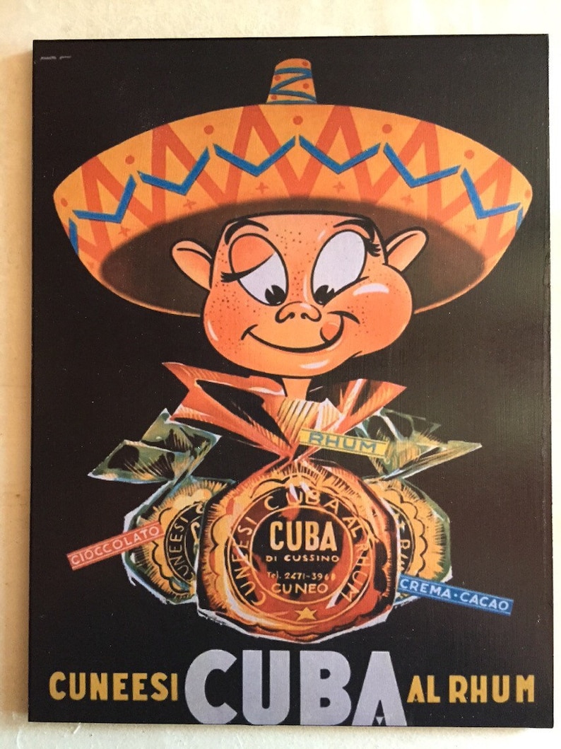 Cuba Rhum Vintage Art USA Origin - Etsy