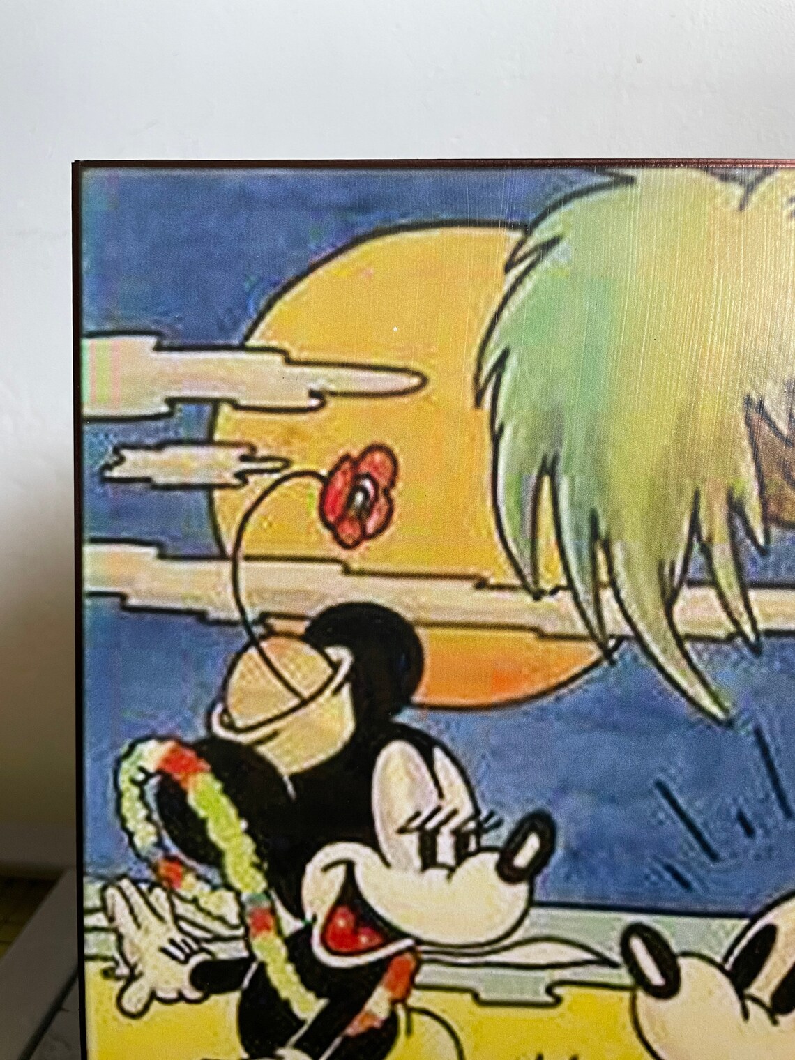 Aloha Mickey and Minnie Disneyland Art - Etsy