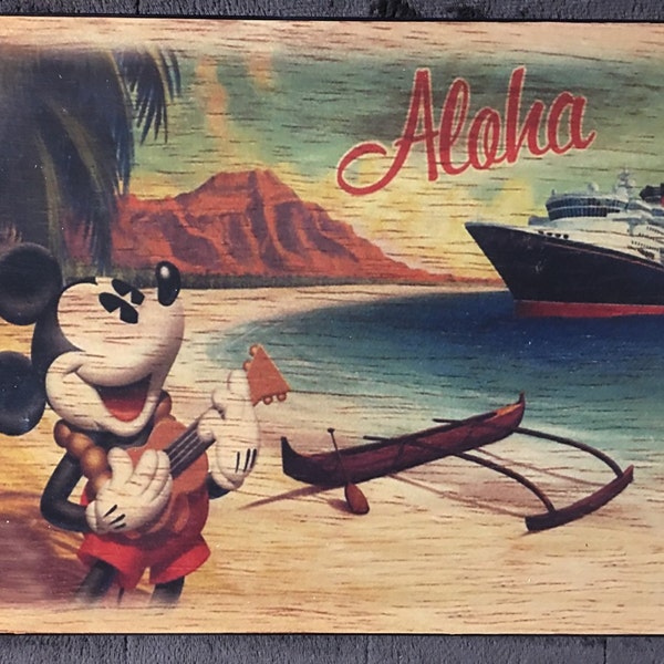 Aloha Mickey Shirt - Etsy