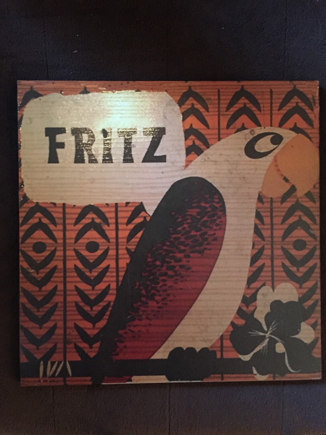 Fritz From Enchanted Tiki Room Art Decoupaged on Wood - Etsy