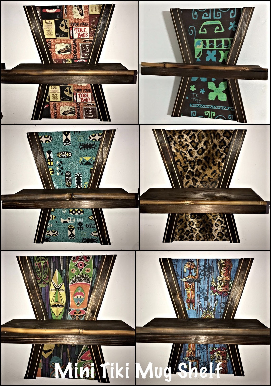 Mini Tiki Mug Shelves - Etsy