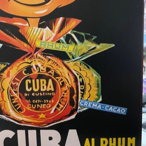 Cuba Rhum Vintage Art USA Origin - Etsy