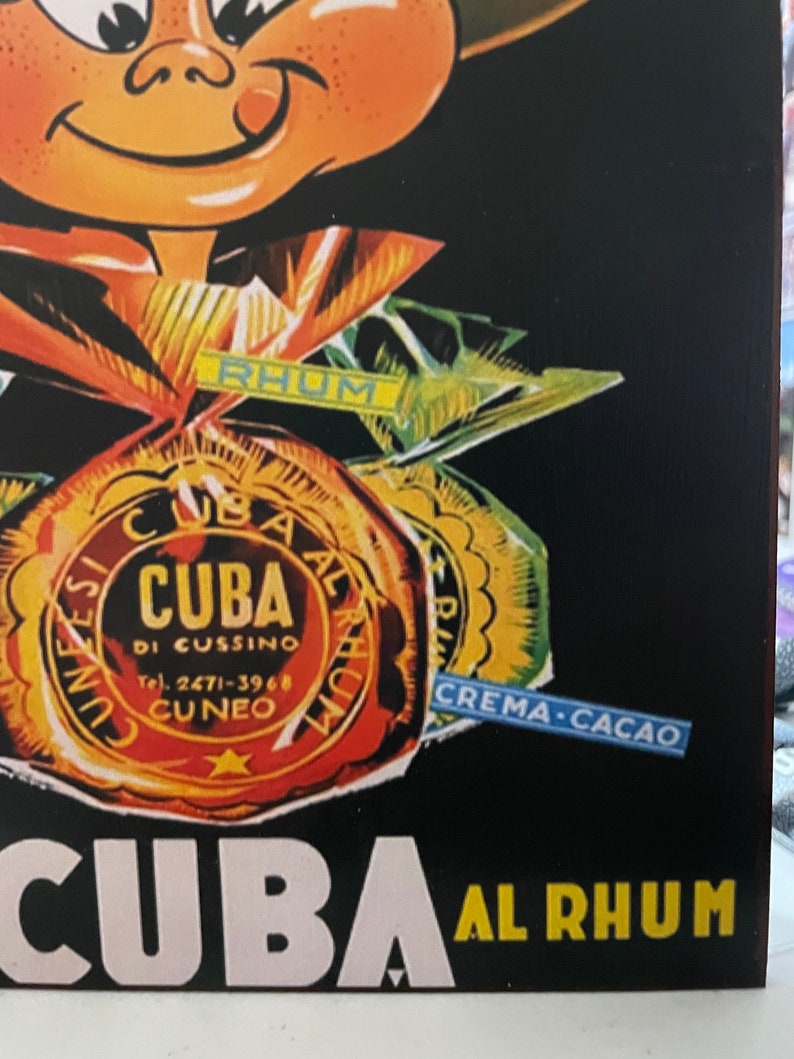 Cuba Rhum Vintage Art USA Origin - Etsy