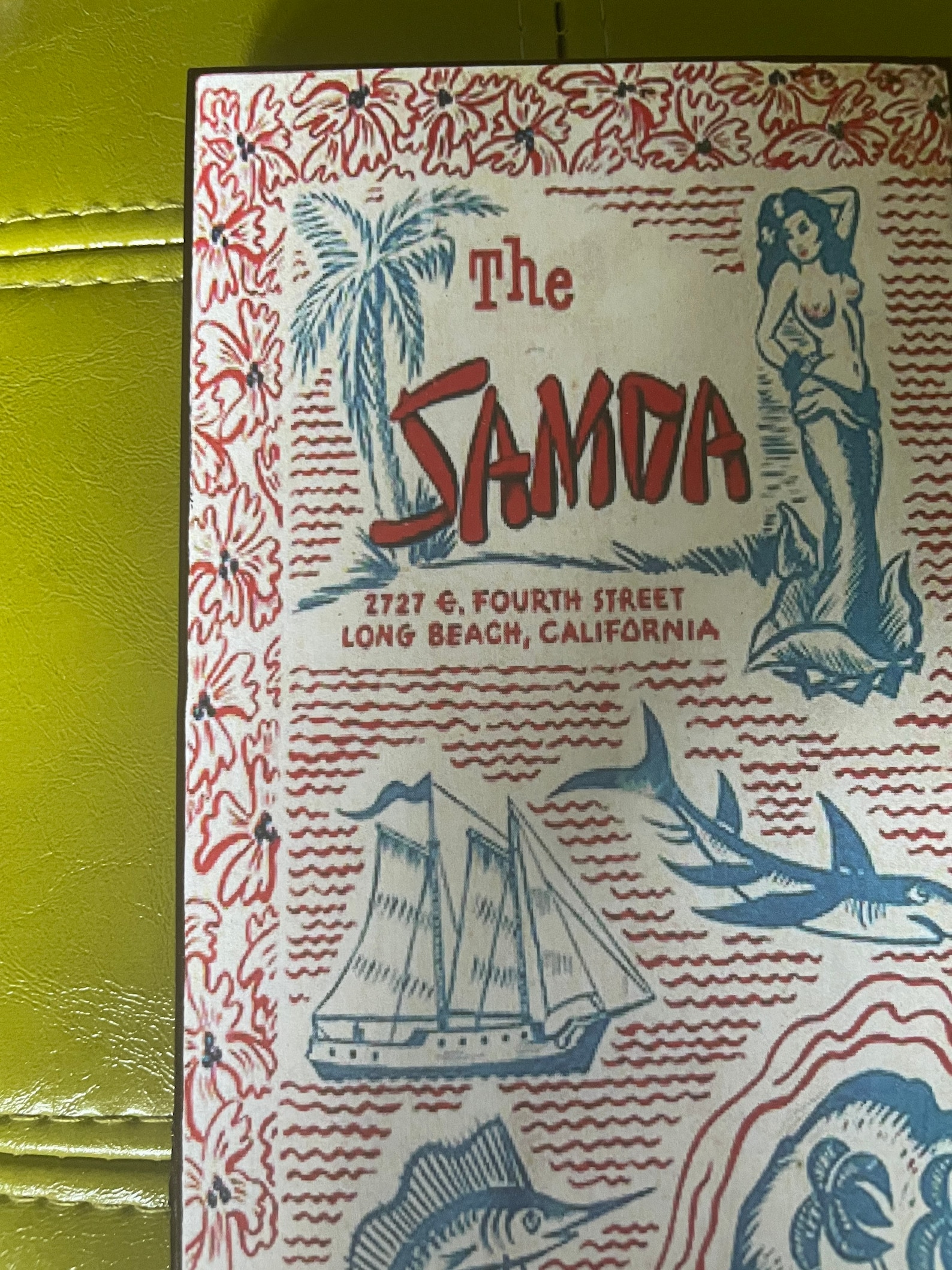 The Samoa Vintage Tiki Art Decoupaged on Wood - Etsy