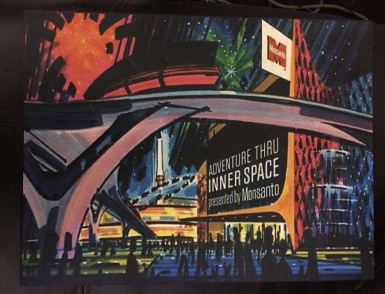 Adventure Thru Inner Space Disneyland Decoupaged Art - Etsy