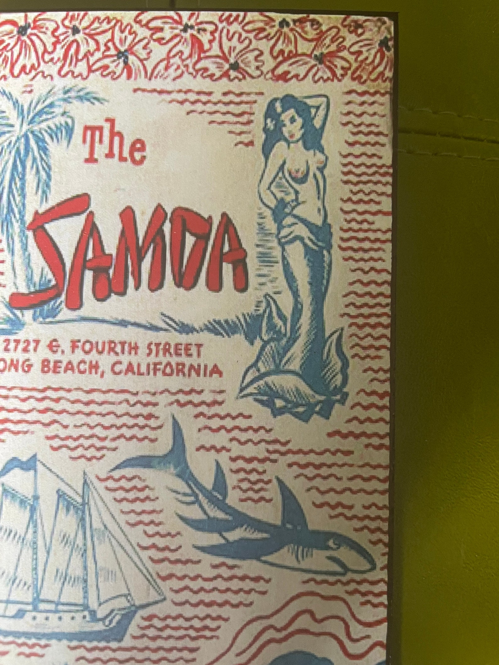 The Samoa Vintage Tiki Art Decoupaged on Wood - Etsy
