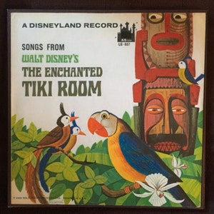 Walt Disney's Enchanted Tiki Room Vintage Lp Art Decoupaged on Wood - Etsy