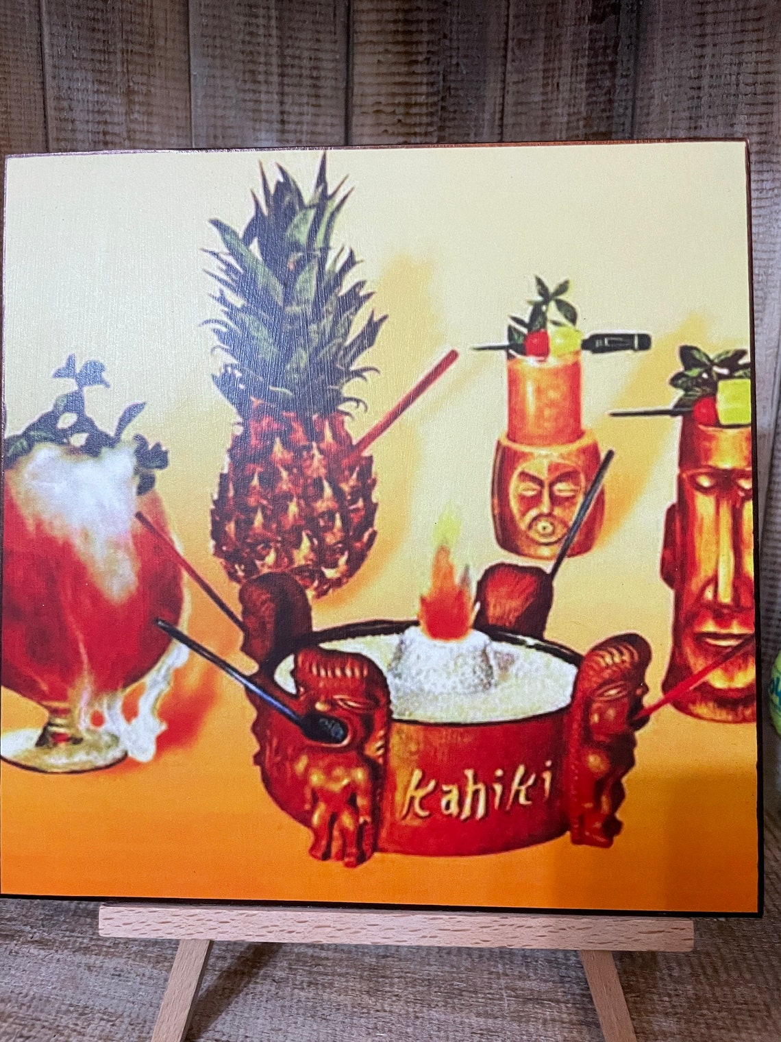 Vintage Kahiki Tiki Restaurant Drink Menu Art - Etsy
