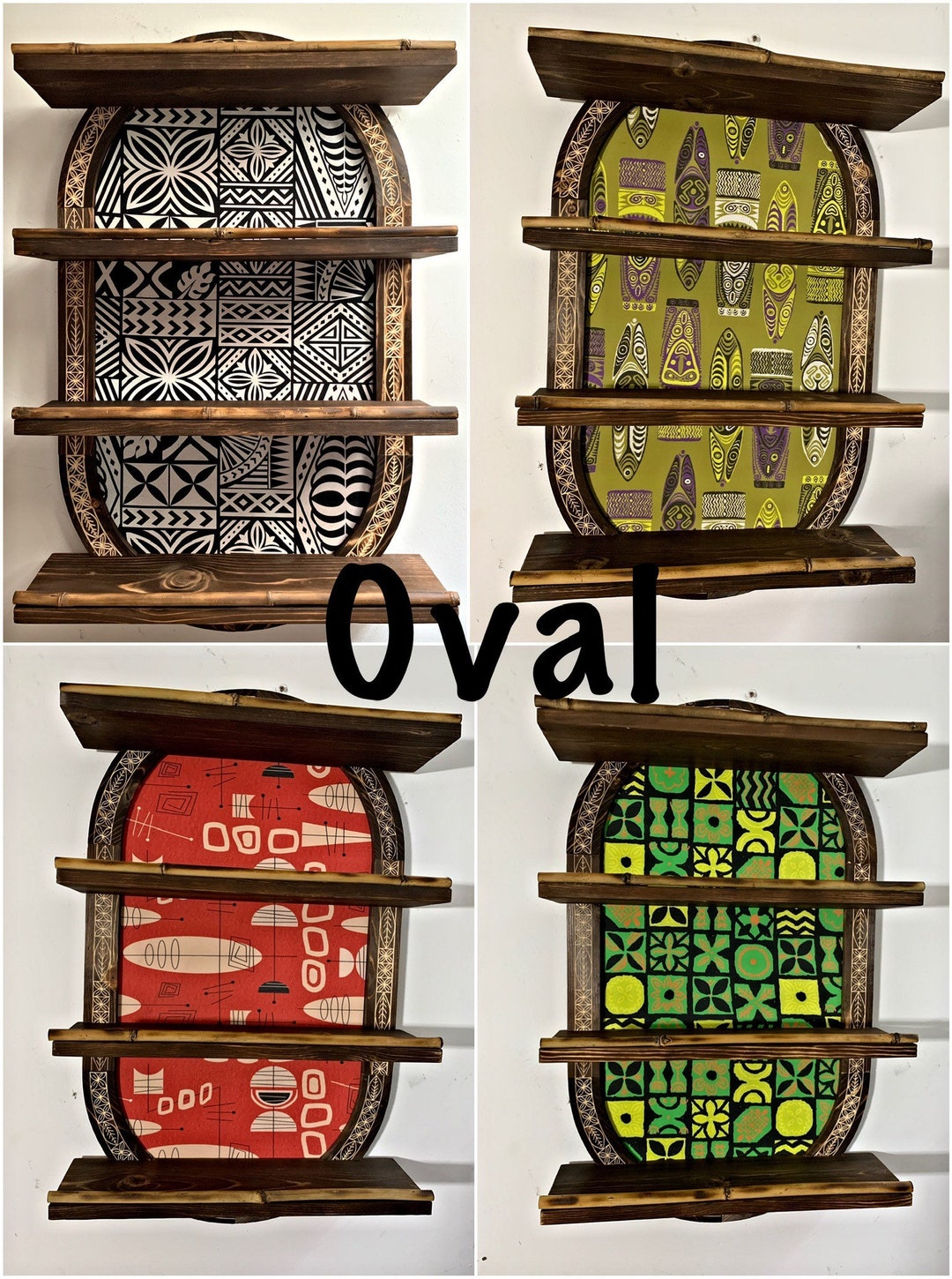 Four Tier Oval Shape Mug Shelves - Etsy