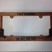 Tiki Kilroy Mahogany Wood Hand Carved License Plate Frame - Etsy